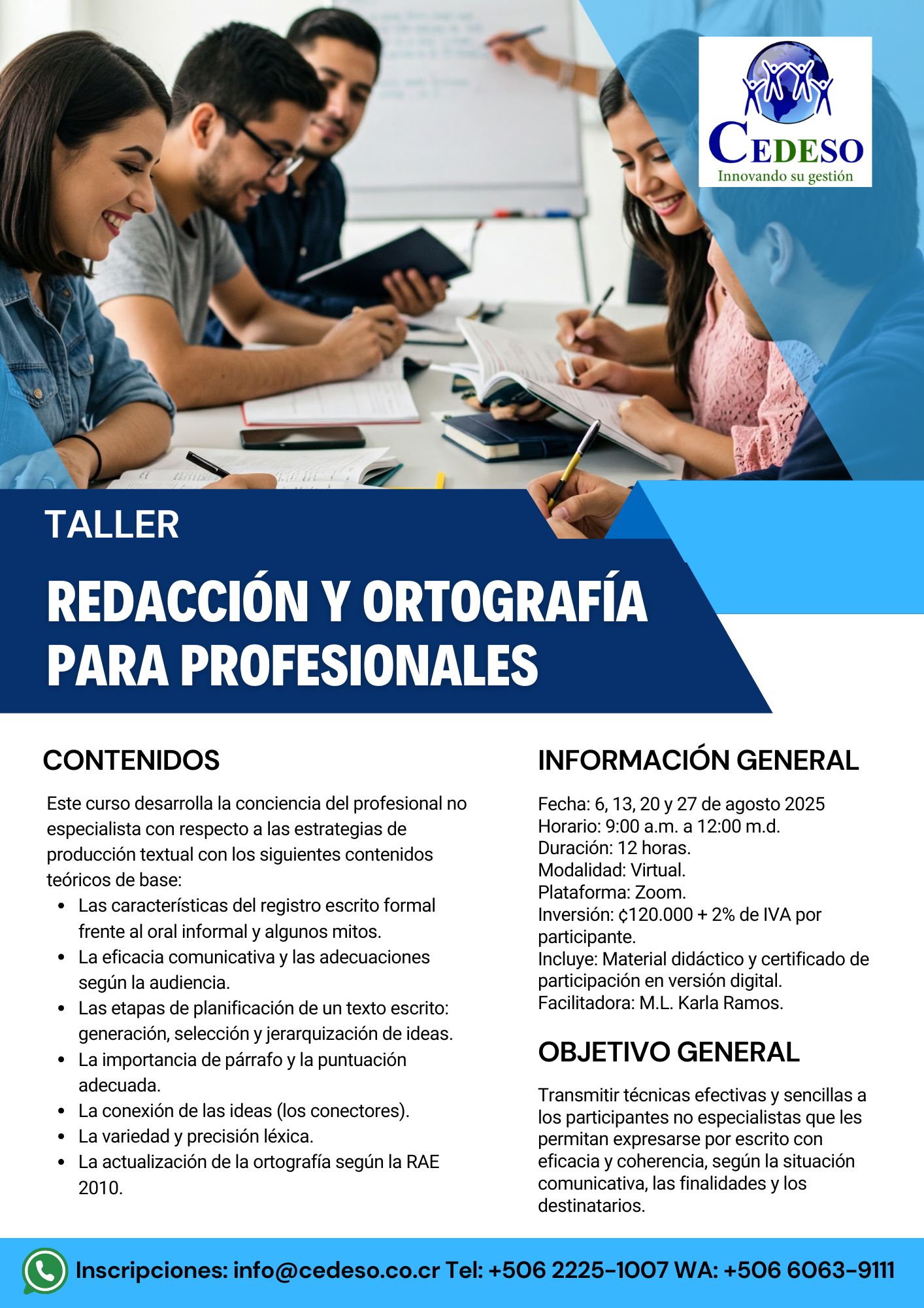 Cedeso - Redacción y ortografía para profesionales